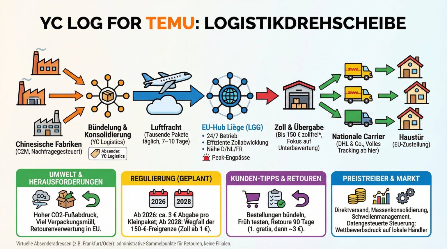 YC Log for Temu: Wie deine Temu-Bestellungen wirklich nach Europa ...